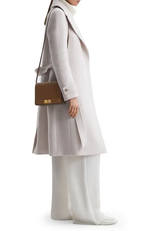 REISS Lexington Leather Crossbody Bag