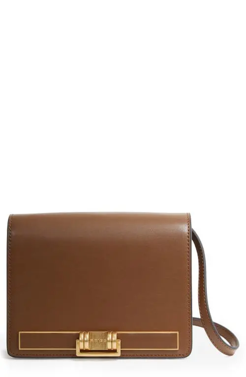 REISS Lexington Leather Crossbody Bag
