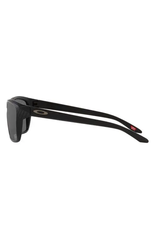 Oakley Sylas 57mm Prizm™ Rectangular Sunglasses - Shiny Black