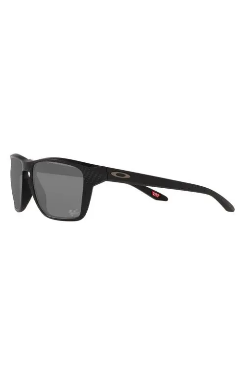 Oakley Sylas 57mm Prizm™ Rectangular Sunglasses - Shiny Black