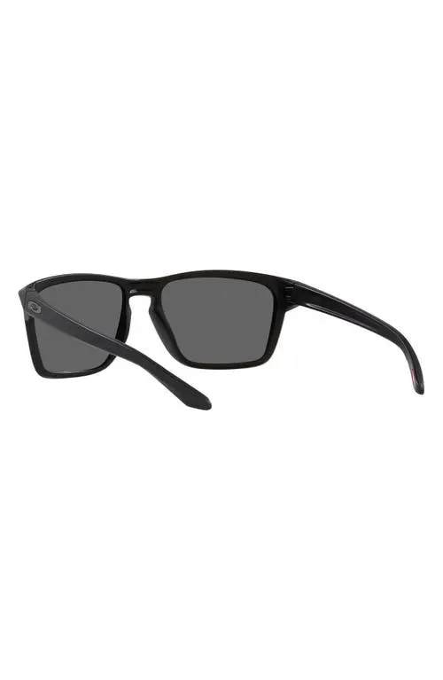 Oakley Sylas 57mm Prizm™ Rectangular Sunglasses - Shiny Black