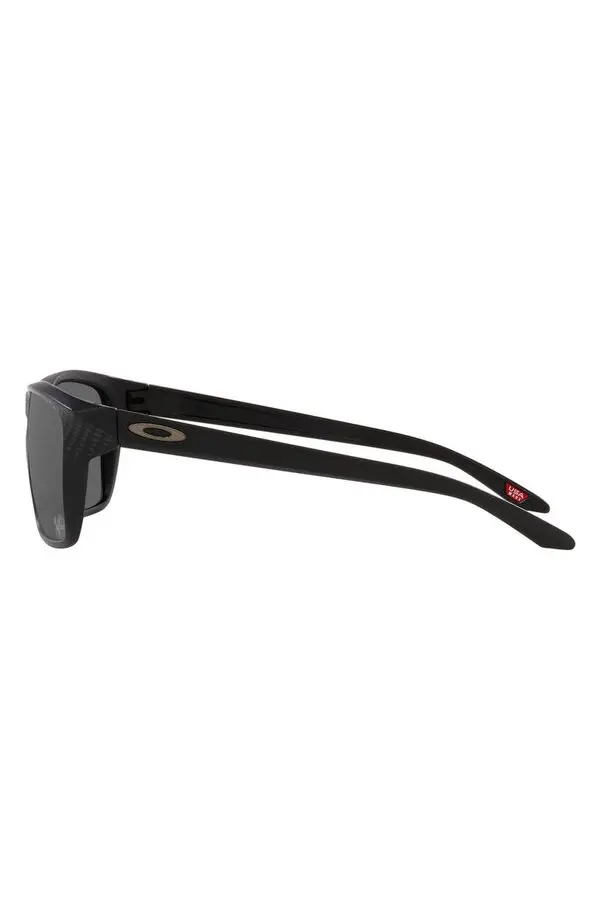 Oakley Sylas 57mm Prizm™ Rectangular Sunglasses - Shiny Black