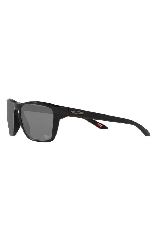 Oakley Sylas 57mm Prizm™ Rectangular Sunglasses - Shiny Black