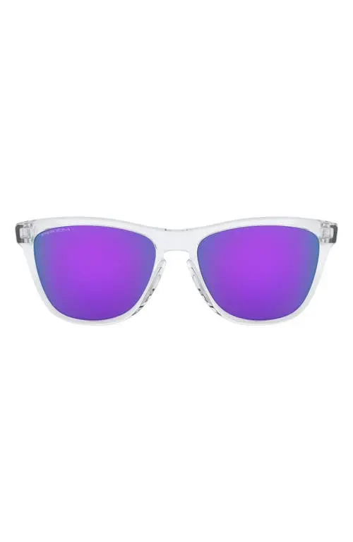 Oakley Frogskins Rectangular Sunglasses - Clear/purple