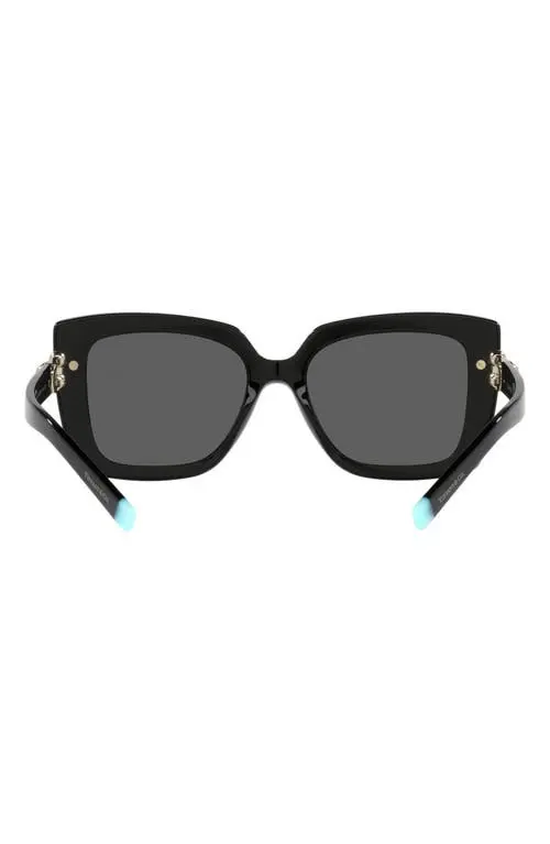 Tiffany & Co. 53mm Butterfly Sunglasses - Black