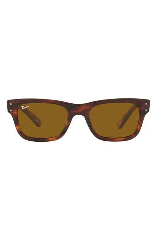 Ray-ban Rectangular Sunglasses - Striped Havana