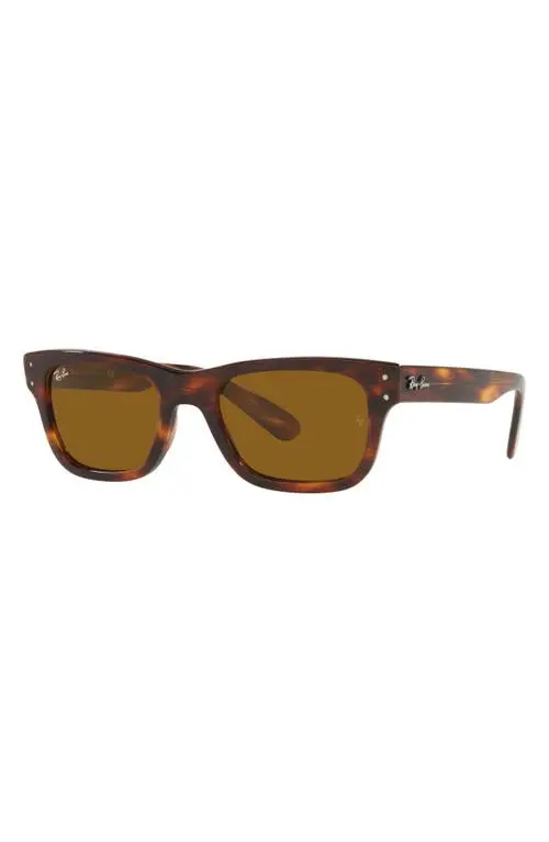 Ray-ban Rectangular Sunglasses - Striped Havana