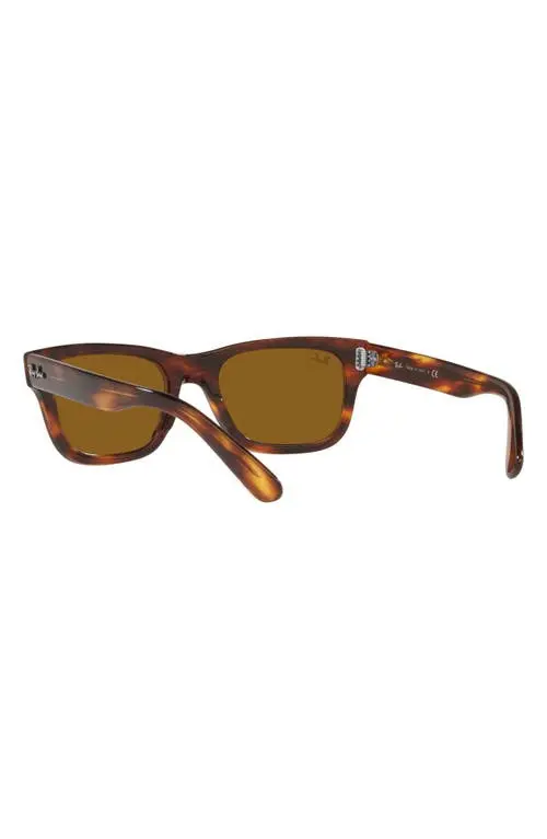 Ray-ban Rectangular Sunglasses - Striped Havana