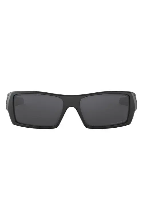 Oakley Gascan® 60mm Polarized Rectangle Sunglasses - Black