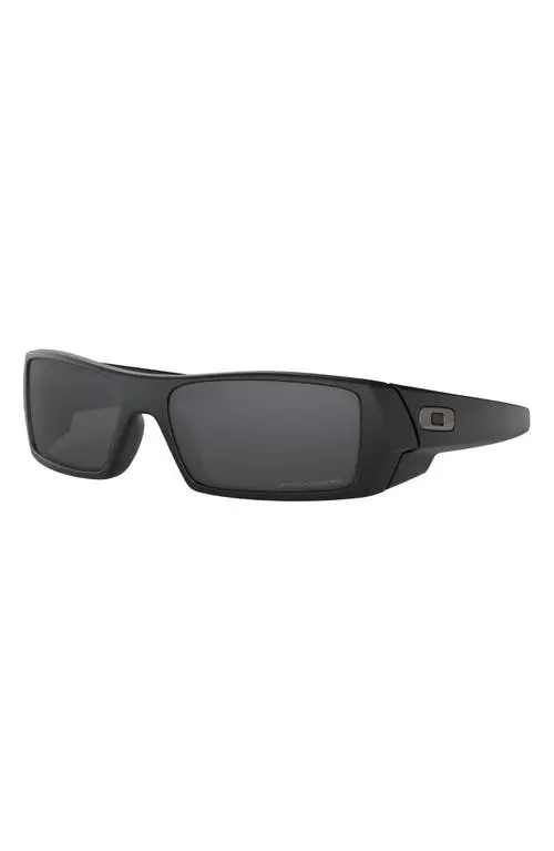 Oakley Gascan® 60mm Polarized Rectangle Sunglasses - Black