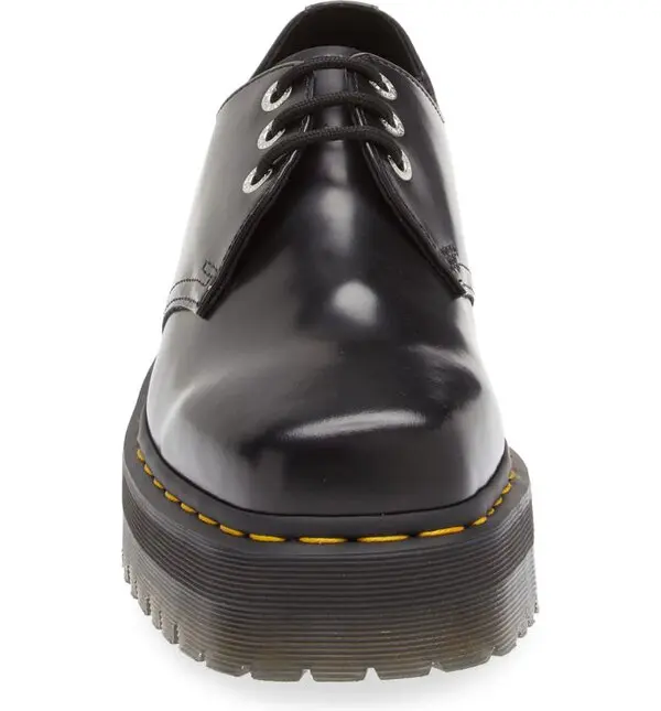 Dr. Martens 1461 Quad Square Toe Platform Oxford