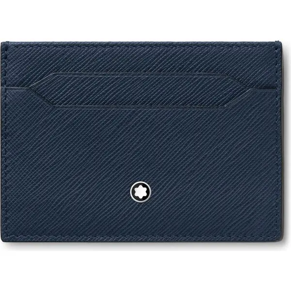 Montblanc Sartorial Leather Card Case - Ink Blue