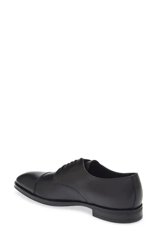 Canali Cap Toe Derby - Black