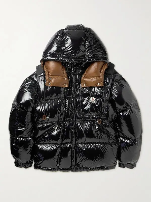 Moncler Karakorum Ripstop Hooded Down Jacket - Black