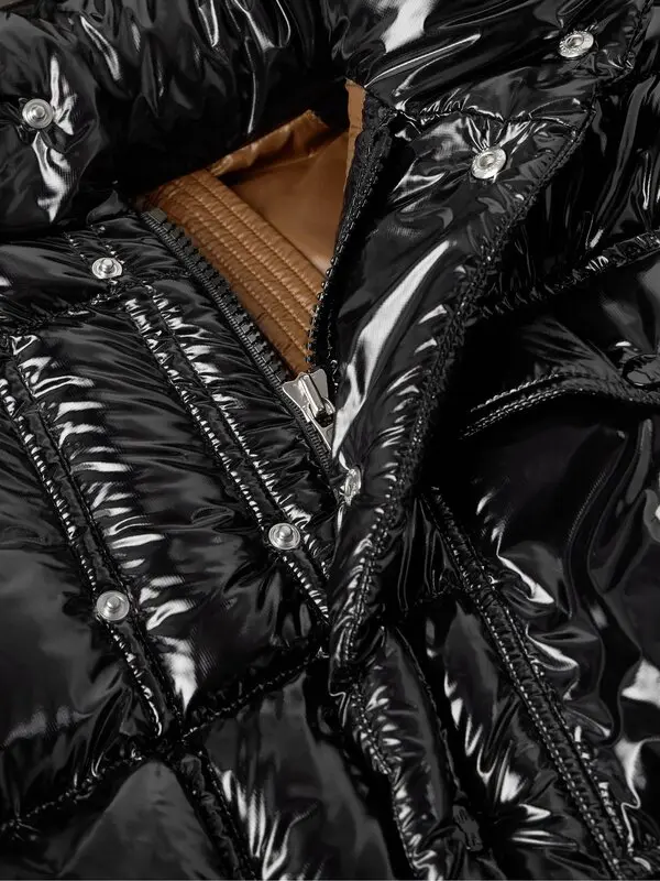 Moncler Karakorum Ripstop Hooded Down Jacket - Black