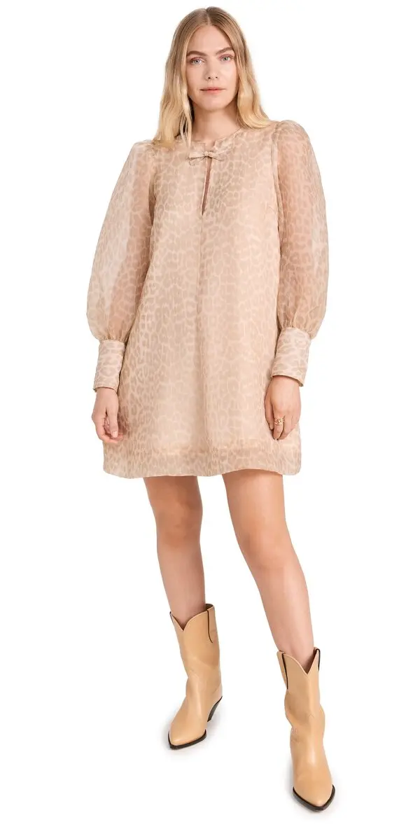 open lace back dress Organza Mini Dress with Waves – Akris Inc