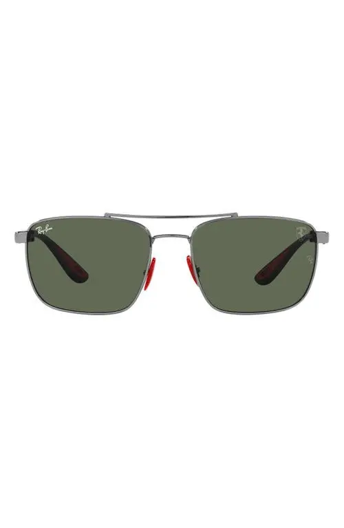 Ray-ban 58mm Square Sunglasses - Gunmetal