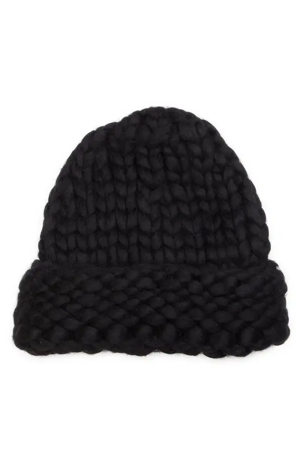 NICHOLAS DALEY Rebel Chunky Wool Beanie