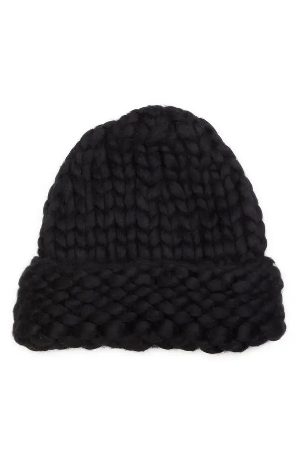NICHOLAS DALEY Rebel Chunky Wool Beanie