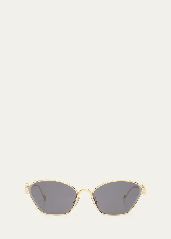 Loewe Anagram Cat-eye Sunglasses - Sengld/smk