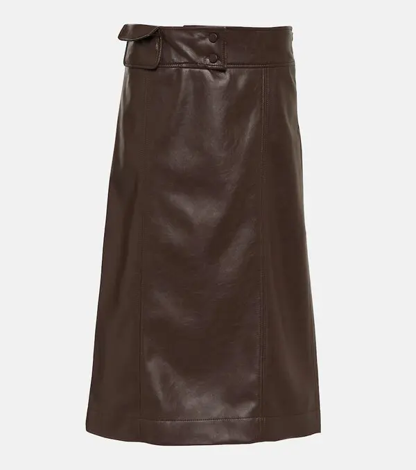 AYA MUSE Eyeria Midi Skirt - Red