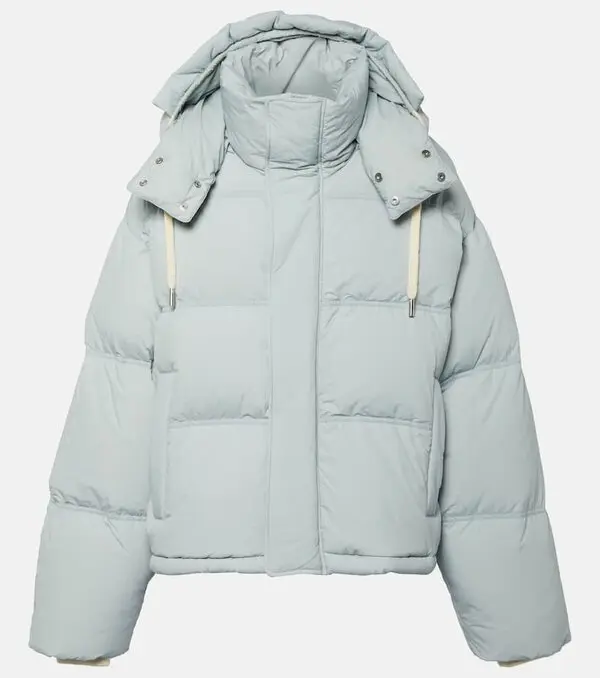 Ami Paris Down Padded Jacket In Blue - 30% Off | Editorialist