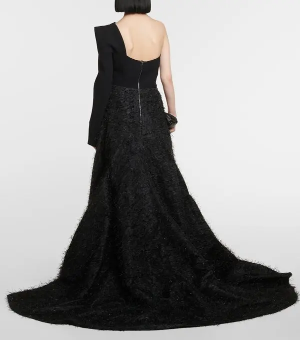 Maticevski Audacity One-shoulder Gown