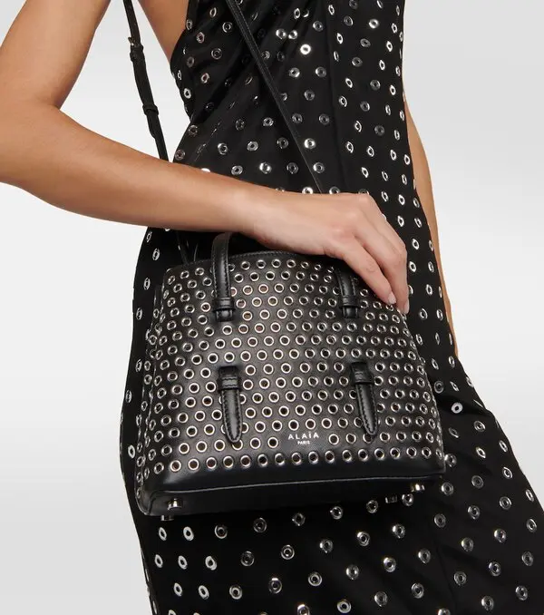 Alaïa Mina 20 Embellished Leather Tote Bag