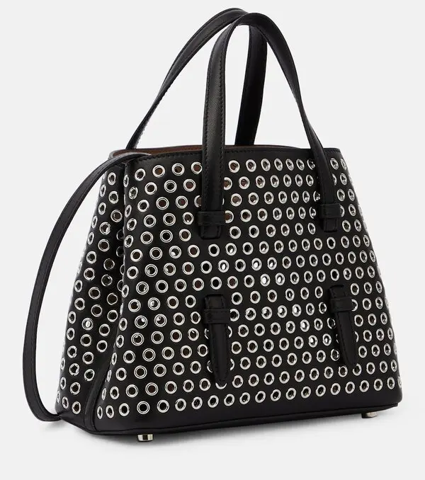 Alaïa Mina 20 Embellished Leather Tote Bag