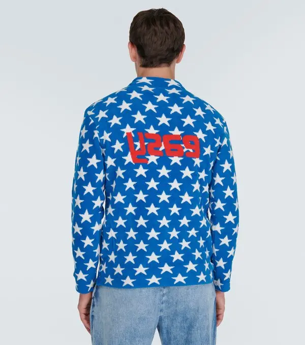 ERL Printed Cotton-blend Sweater