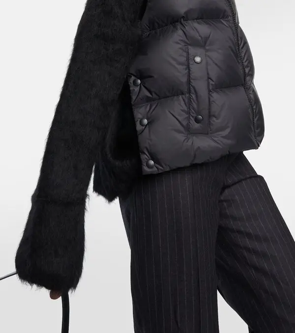 YVES SALOMON Shearling Trimmed Down Jacket