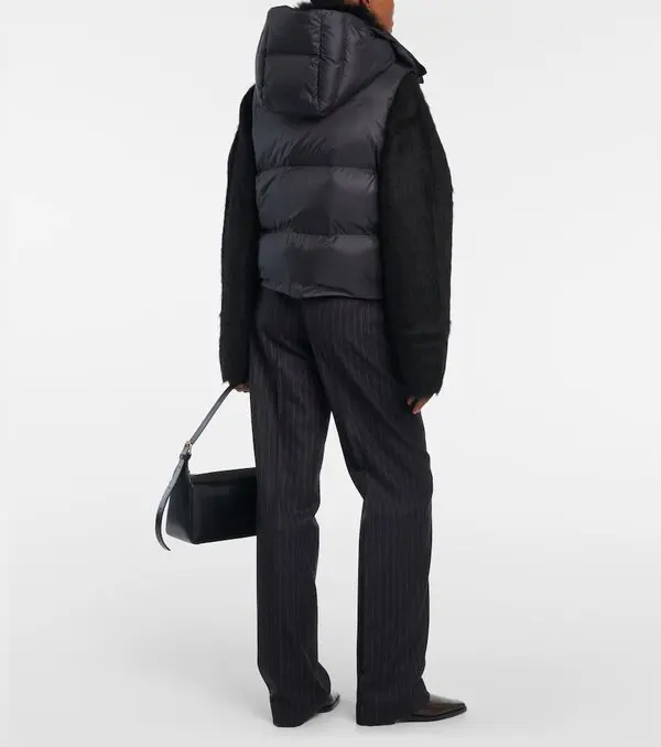 YVES SALOMON Shearling Trimmed Down Jacket