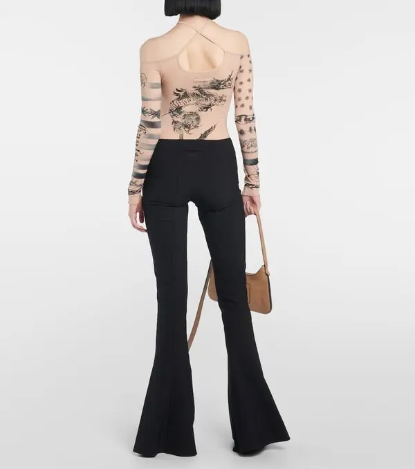 JEAN PAUL GAULTIER X Knwls Cutout Flared Pants