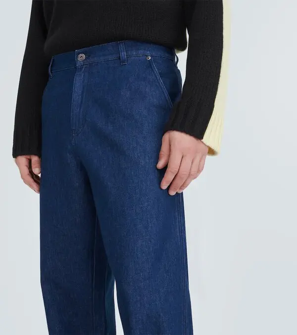JW Anderson Turn Up Wide-leg Jeans