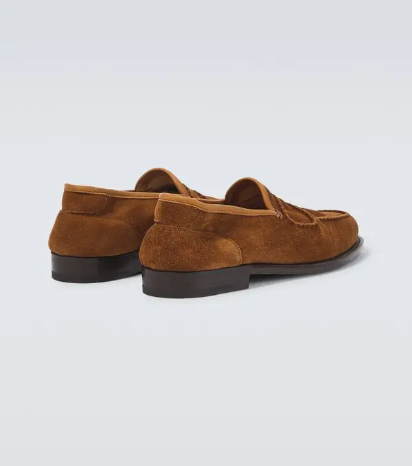 John Lobb Bath Suede Loafers