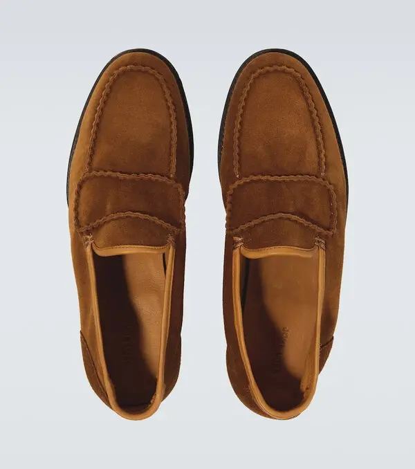 John Lobb Bath Suede Loafers