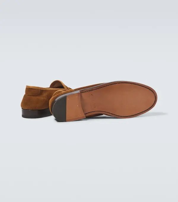 John Lobb Bath Suede Loafers