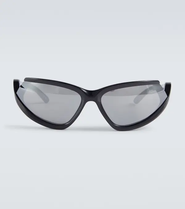 Balenciaga Side Xpander Cat Sunglasses - Black