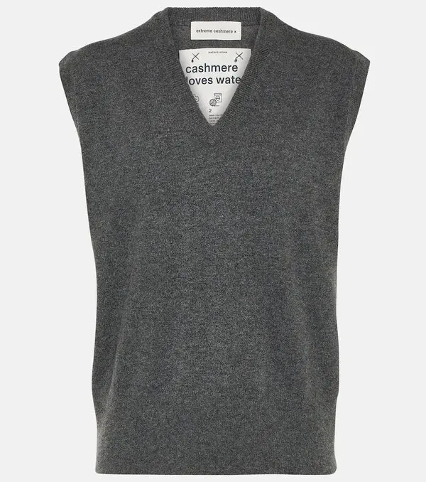 Extreme Cashmere N°243 Spencer Cashmere-blend Sweater Vest