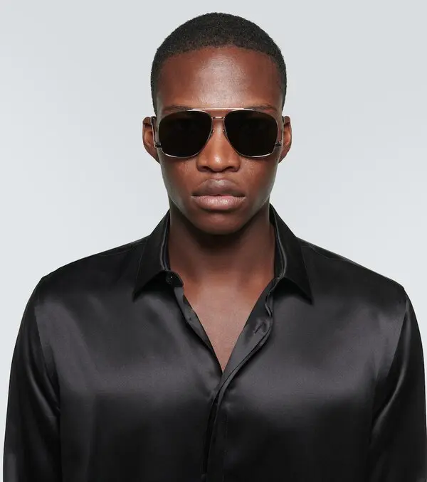 Saint Laurent Sl 653 Leon Aviator Sunglasses