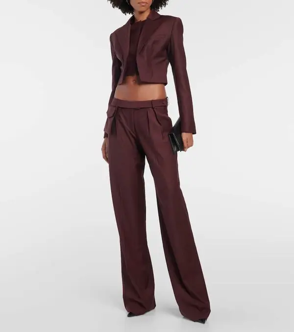 AYA MUSE Sylvia Mid-rise Straight Pants