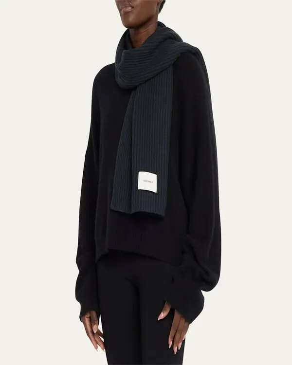 LISA YANG Chamonix Knit Cashmere Scarf