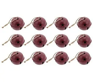 HAUTE DECOR 12-pack 50mm Jingle Bells