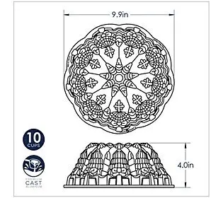 NORDICWARE Very Merry Bundt Pan