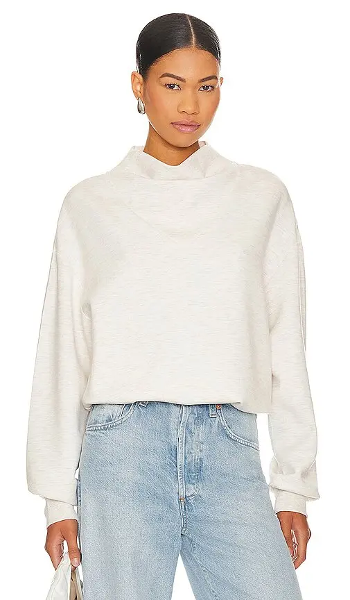Varley Betsy Sweatshirt - Ivory Marl