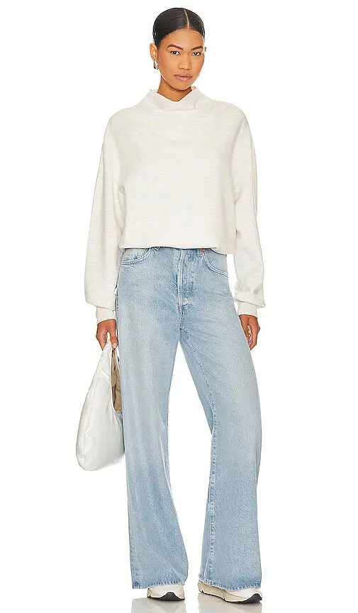 Varley Betsy Sweatshirt - Ivory Marl