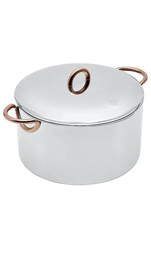 GREAT JONES Big Deal 8-quart Stainless Steel Stockpot In Metallic Silver - N,a