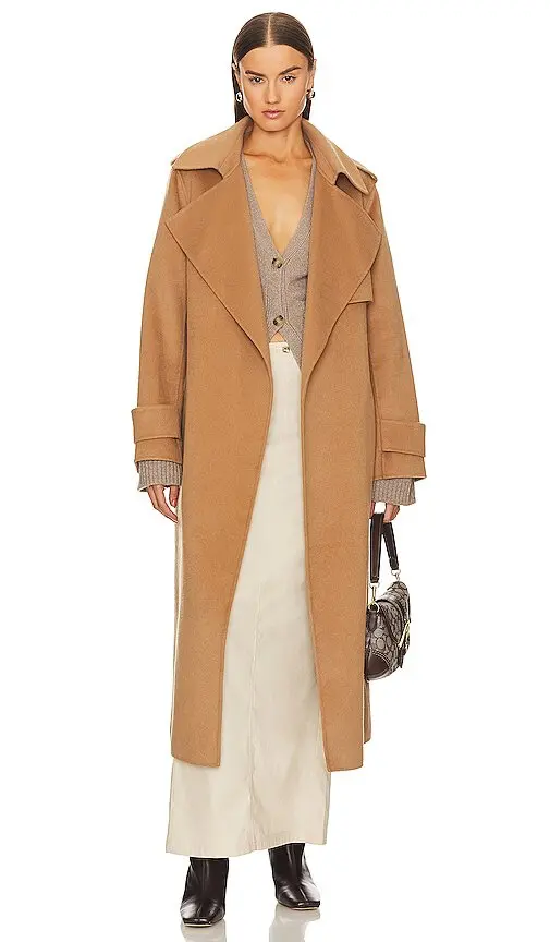 LAMARQUE Margaret Trench Coat - Camel