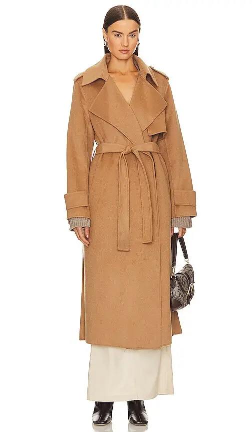 LAMARQUE Margaret Trench Coat - Camel
