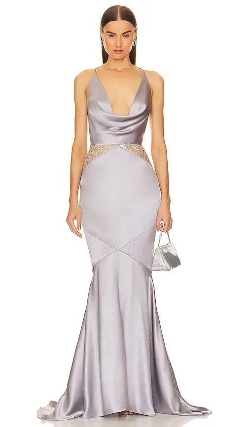 Retrofete Chantelle Dress In Mink Grey - 58% Off | Editorialist